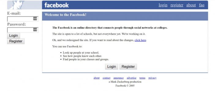 Mais à quoi ressemblait Facebook il y a 15 ans