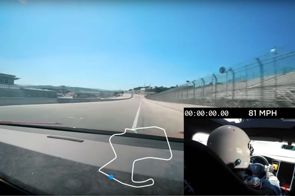 Regardez cette Tesla Model S claquer un chrono record sur circuit
