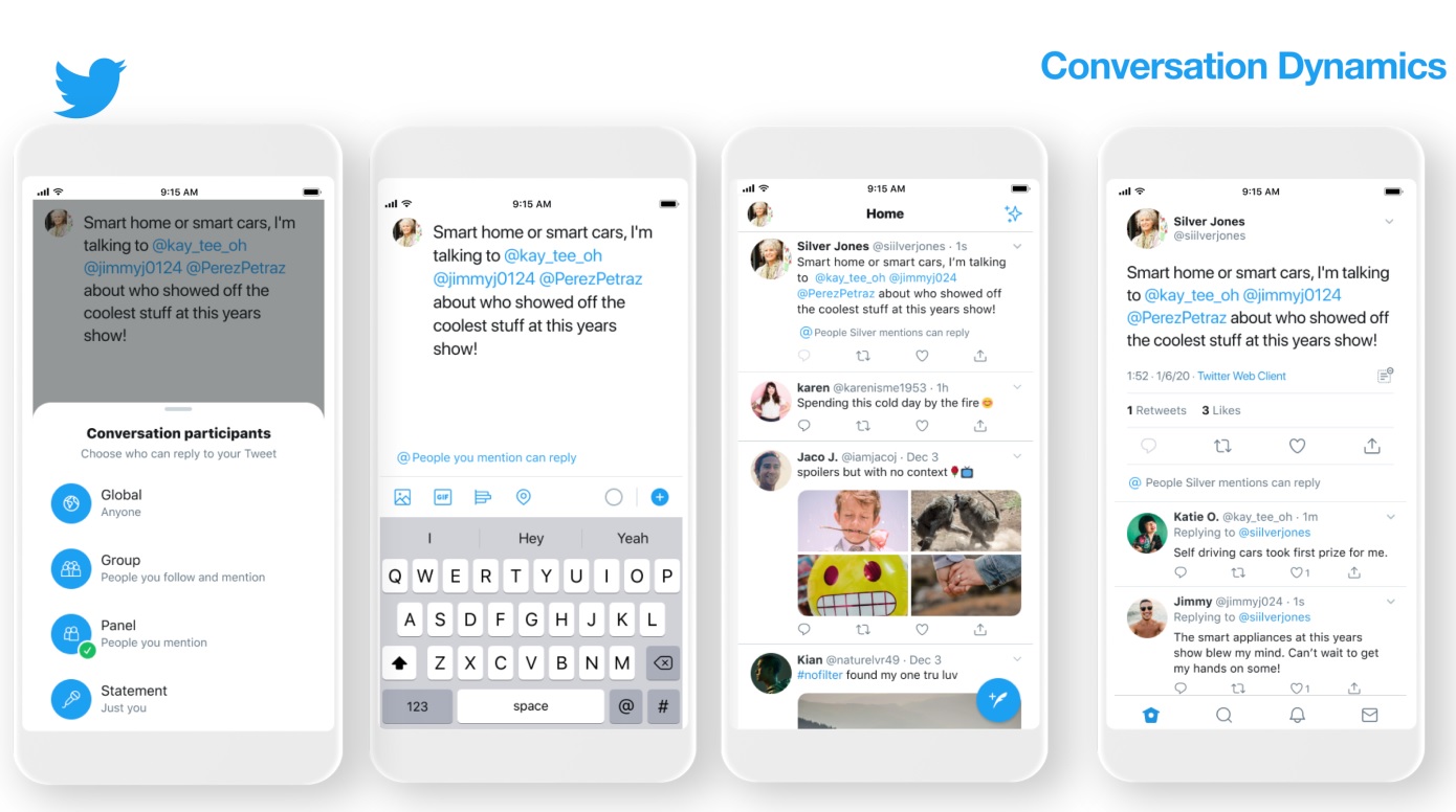 Twitter vous permettra de limiter ou bloquer les réponses à une publication