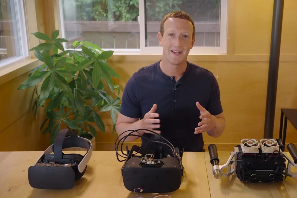 AR/VR : Mark Zuckerberg présente de nouveaux prototypes futuristes