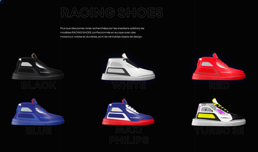 Renault lance les RACING SHOE5, des baskets NFT inspirées de la R5 Turbo