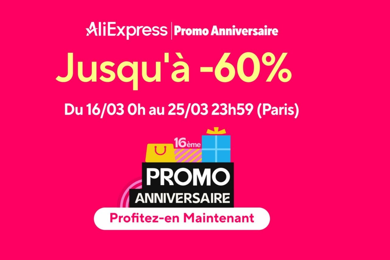 Anniversaire AliExpress : les meilleures offres en direct