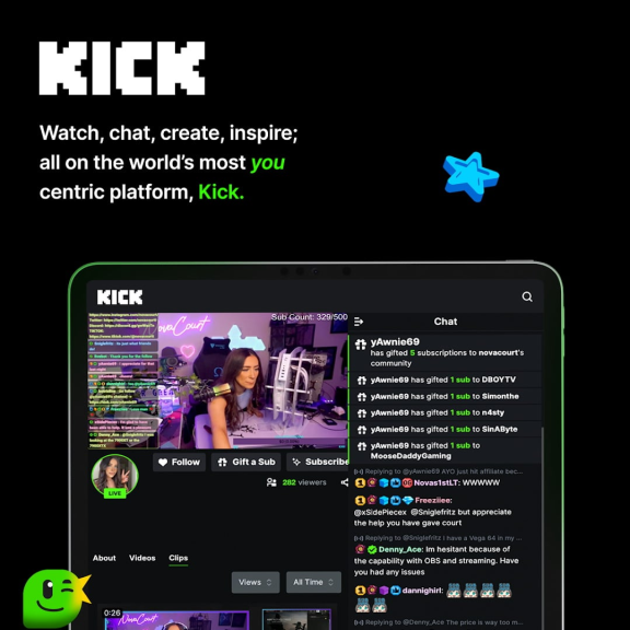 Télécharger Kick: Live Streaming (gratuit) sur Web, iOS, Android - La ...