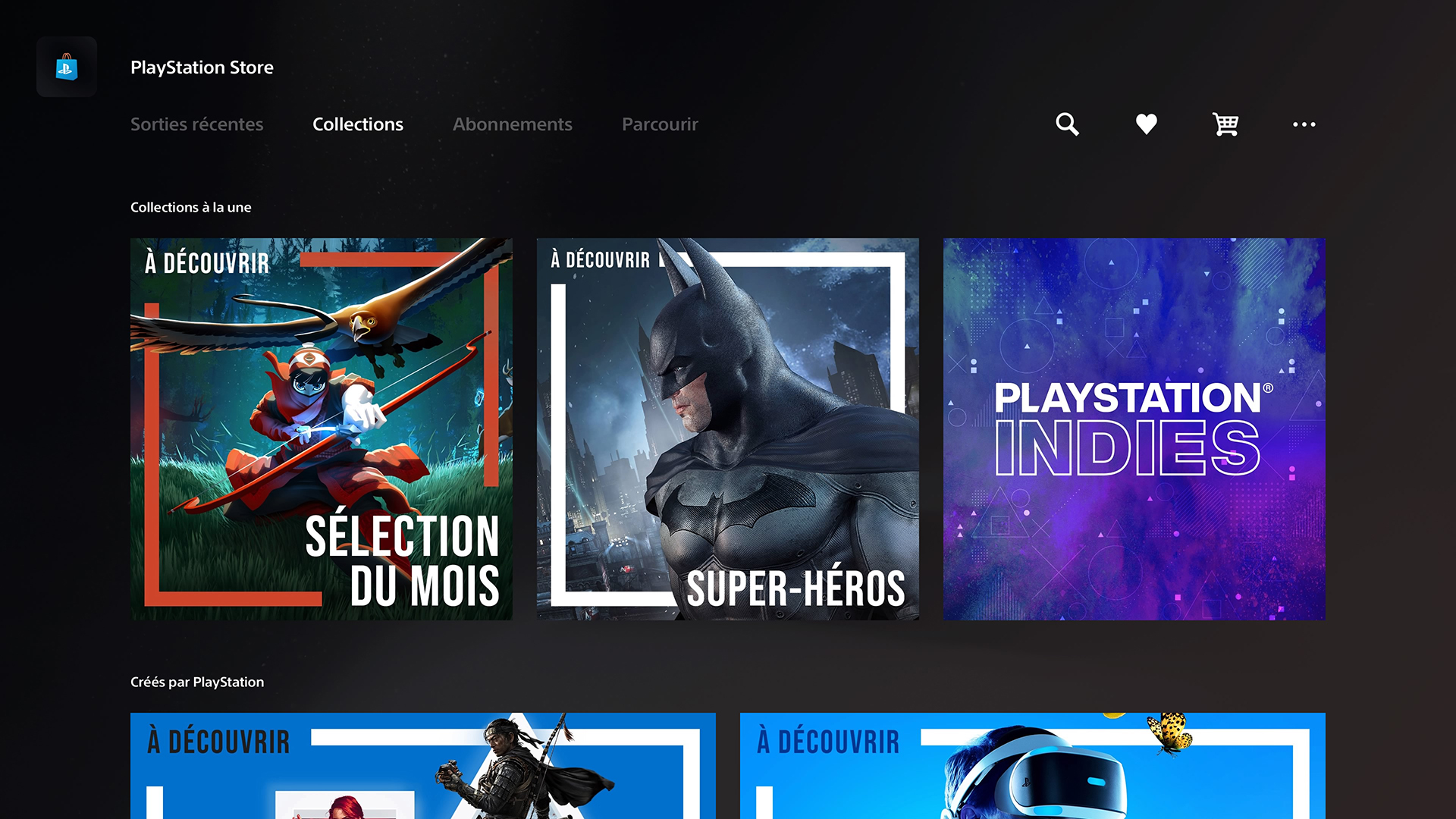 Présentation de l'interface de la PS5 (photo et vidéo)